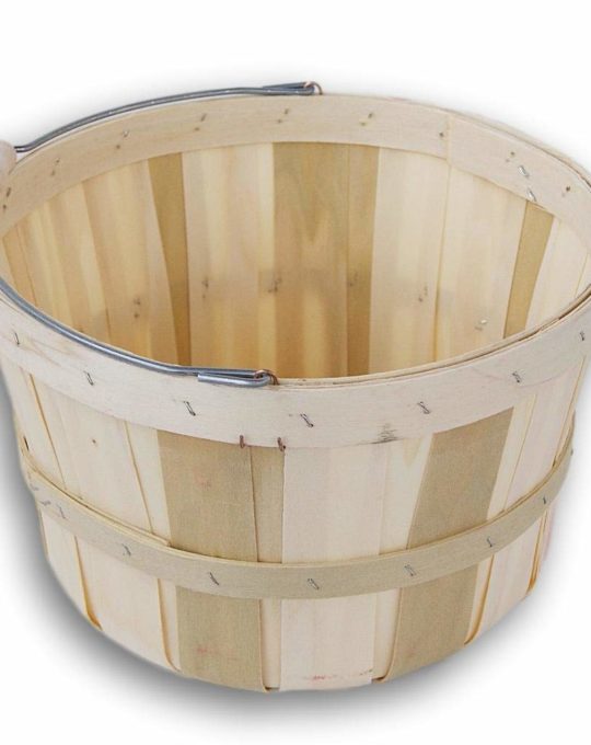 Sturdy Wood Woven Produce Basket Set of 3 Garden, Farm, Fruit ...