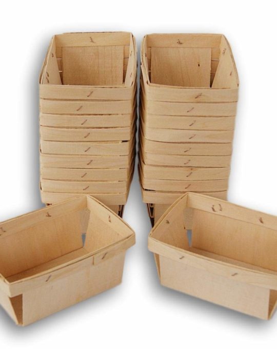 Sturdy Wood Woven Produce Basket Set of 3 Garden, Farm, Fruit ...